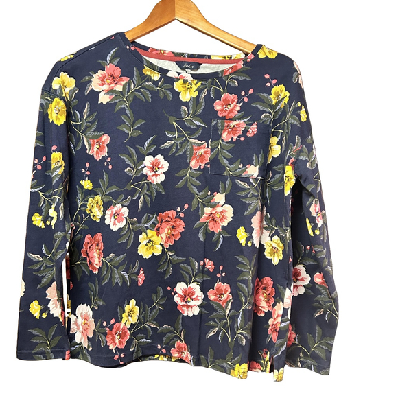 Joules | Tops | Joules Floral Long Sleeve Top Womens Us 4 Uk 8 | Poshmark